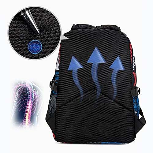 Hymfgdg Shark Backpacks for Teen Laptop Backpack for School Waterproof Travel Backpack with Adjustable Strap (16Inches)
