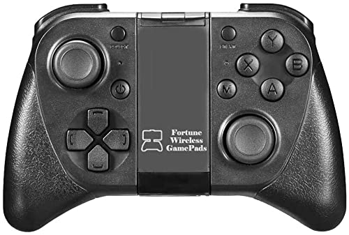 Fortune MFI Certified Wireless iPhone Gamepad Controller for iOS iPhone and iPad – Designed with Newly L3 + R3 Buttons, 8 Ways Joysticks Ergonomics iOS D-Pad, 4.5 oz Weight and One Inch Thickness