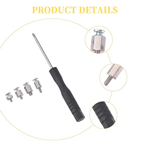 DIKACA Laptop 1 Set Computer Kit Screw for Standoff Steel Screws Replacement Nut with Stainless M Components Screwdriver Mounting Compatible Motherboard Hex Ssd Ps Accessory Fixing Laptop Stand