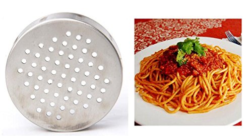 Newcreativetop Stainless Steel Manual Noodles Press Machine Pasta Maker with 5 Noodle Mould