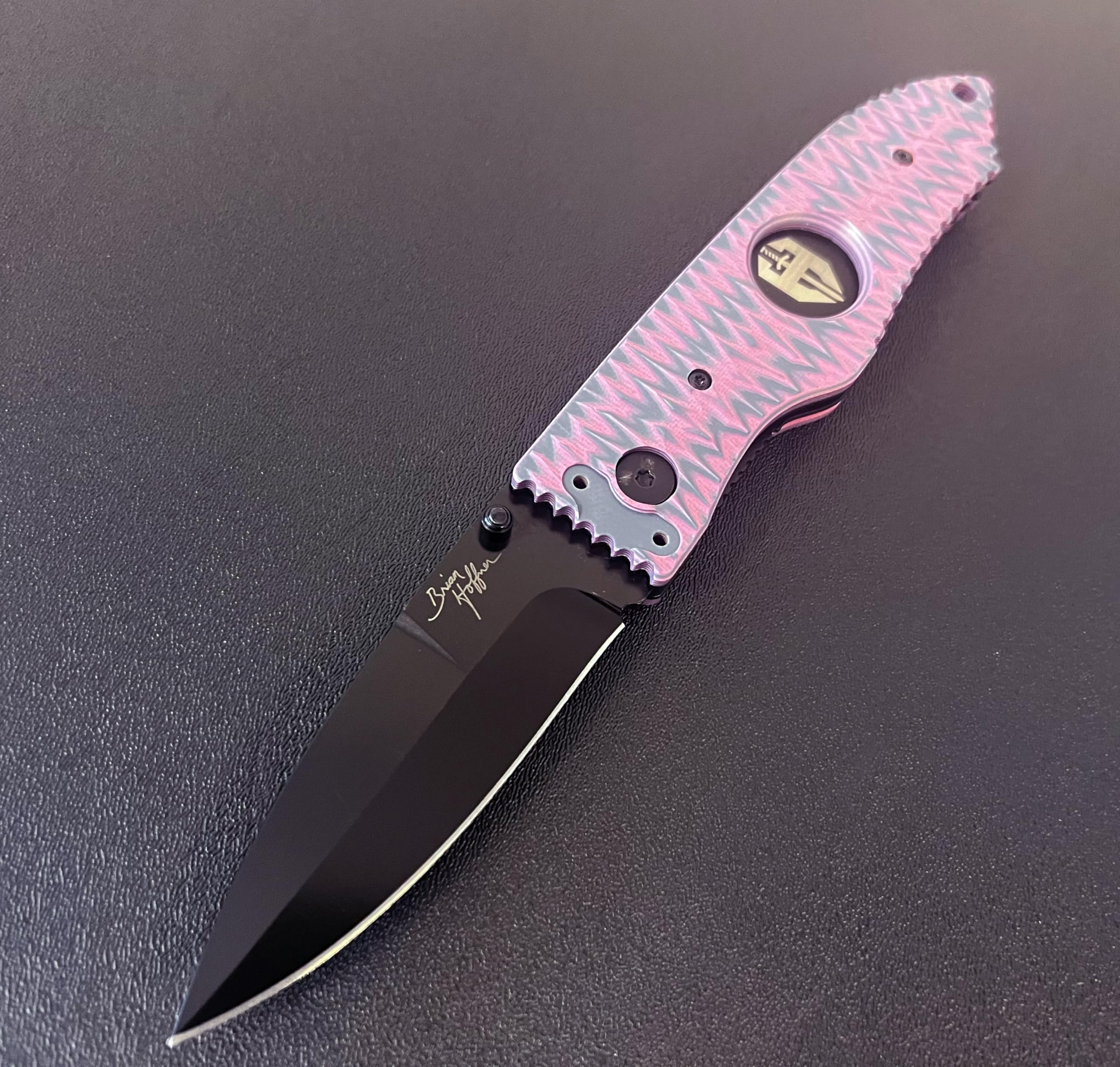 Hoffner Knives "Snap Folding Knife with 3.5 Inch VG10 Japanese High Chromium Stainless Super Steel Blade. HRC60