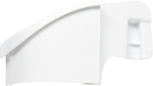 newlifeapp 240331502 Refrigerator Door Shelf End Cap, Right Hand, White, Compatible with Frigidaire,Electrolux,Kelvinator, White-Westinghouser