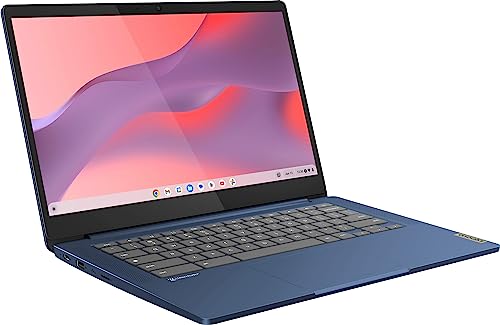 Lenovo Newest Flagship Chromebook, 14" FHD Touchscreen Slim Thin Light Laptop Computer, 8-Core MediaTek Kompanio 520 Processor, 4GB RAM, 64GB eMMC, WiFi 6,Webcam, Long Hours, Chrome OS+HubxcelAccesory
