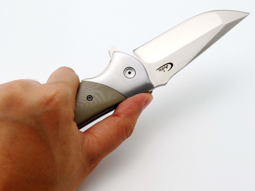 Ccanku C0555 Folding Knife, D2 Steel Blade G10 Handle EDC Knife for Outdoor,Hunting,Camping,Surviva-Gray … … … …