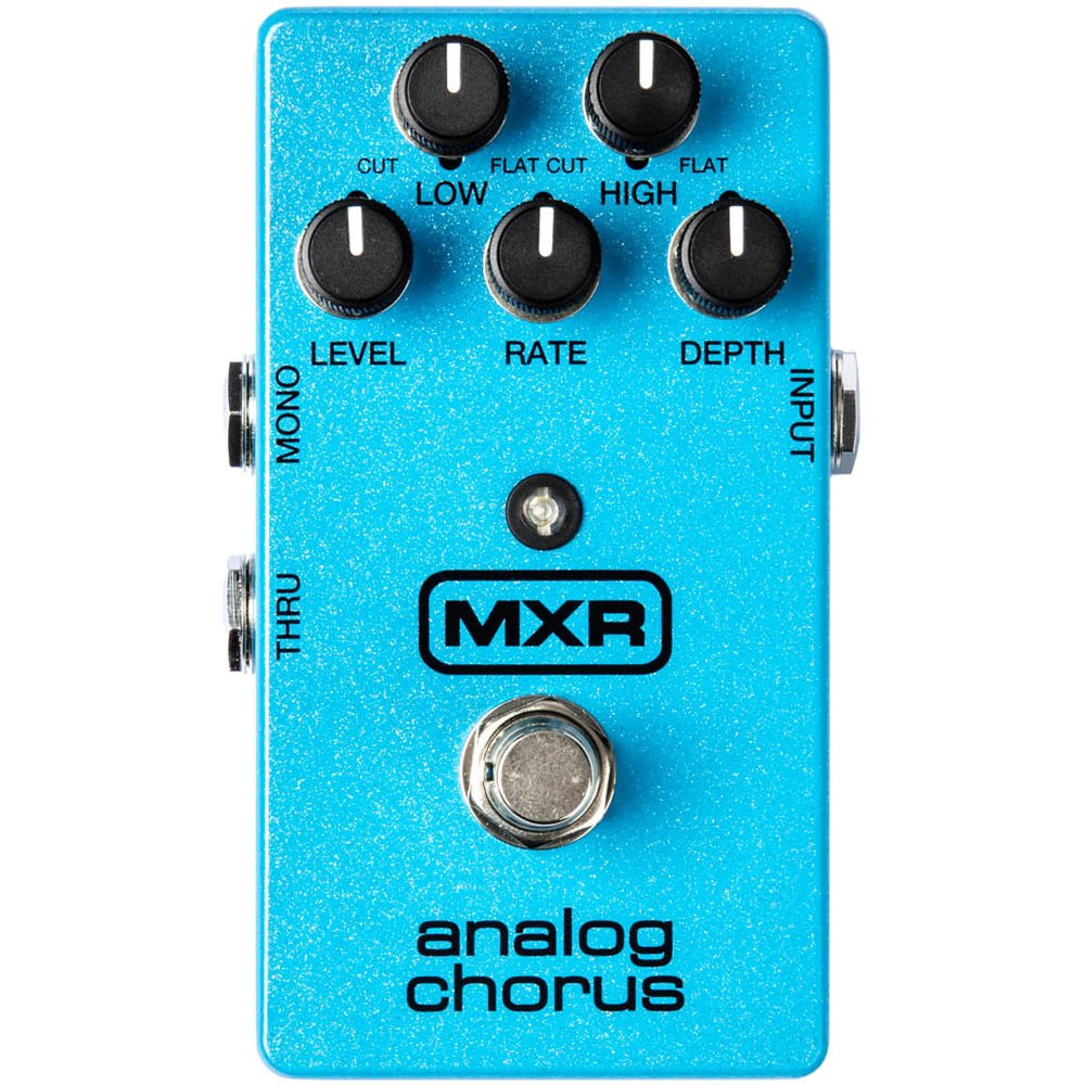 MXR M234 Analog Chorus Effects Pedal Bundle w/Chromatic Tuner and Dunlop PVP101 Pick Pack
