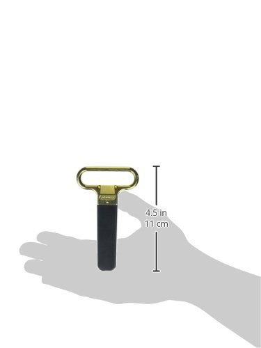 Franmara 2126-BU 4.37 Inch Ahh Super Two-Prong Cork Extractor/Puller, Brass Plated