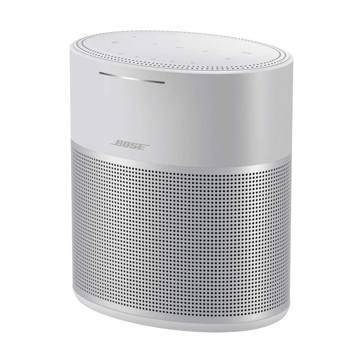 Bose Home Speaker 300: Bluetooth Smart Speaker with Amazon Alexa Built-in, Silver
