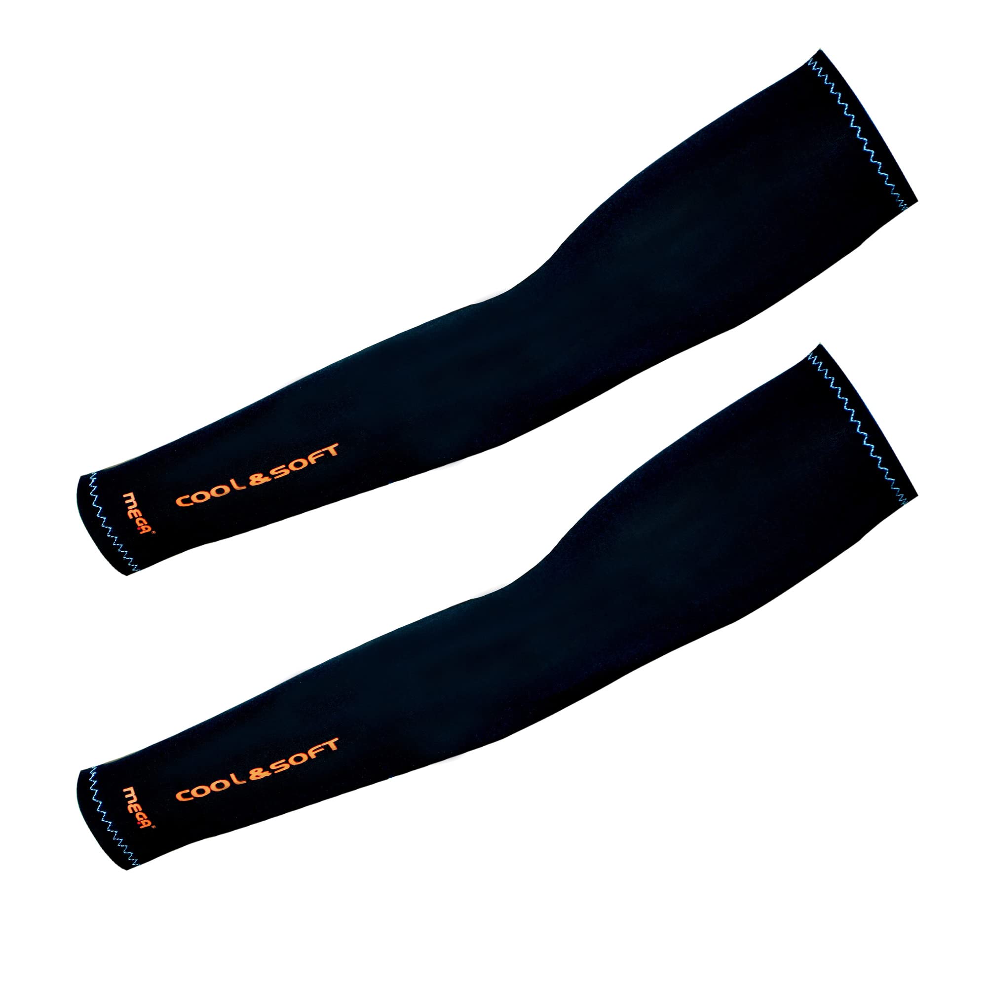 COOUV Ultrathin Cooling Ice Silk UV Sun Protection UPF50+ Thumb Hole Arm Sleeves Compression Hand Cover Palm Lightweight (Black Flame)