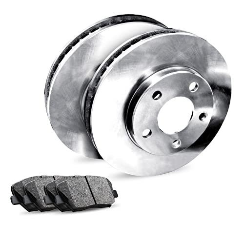 R1 Concepts Rear Brakes and Rotors Kit |Rear Brake Pads| Brake Rotors and Pads| Ceramic Brake Pads and Rotors - REB.44152.02