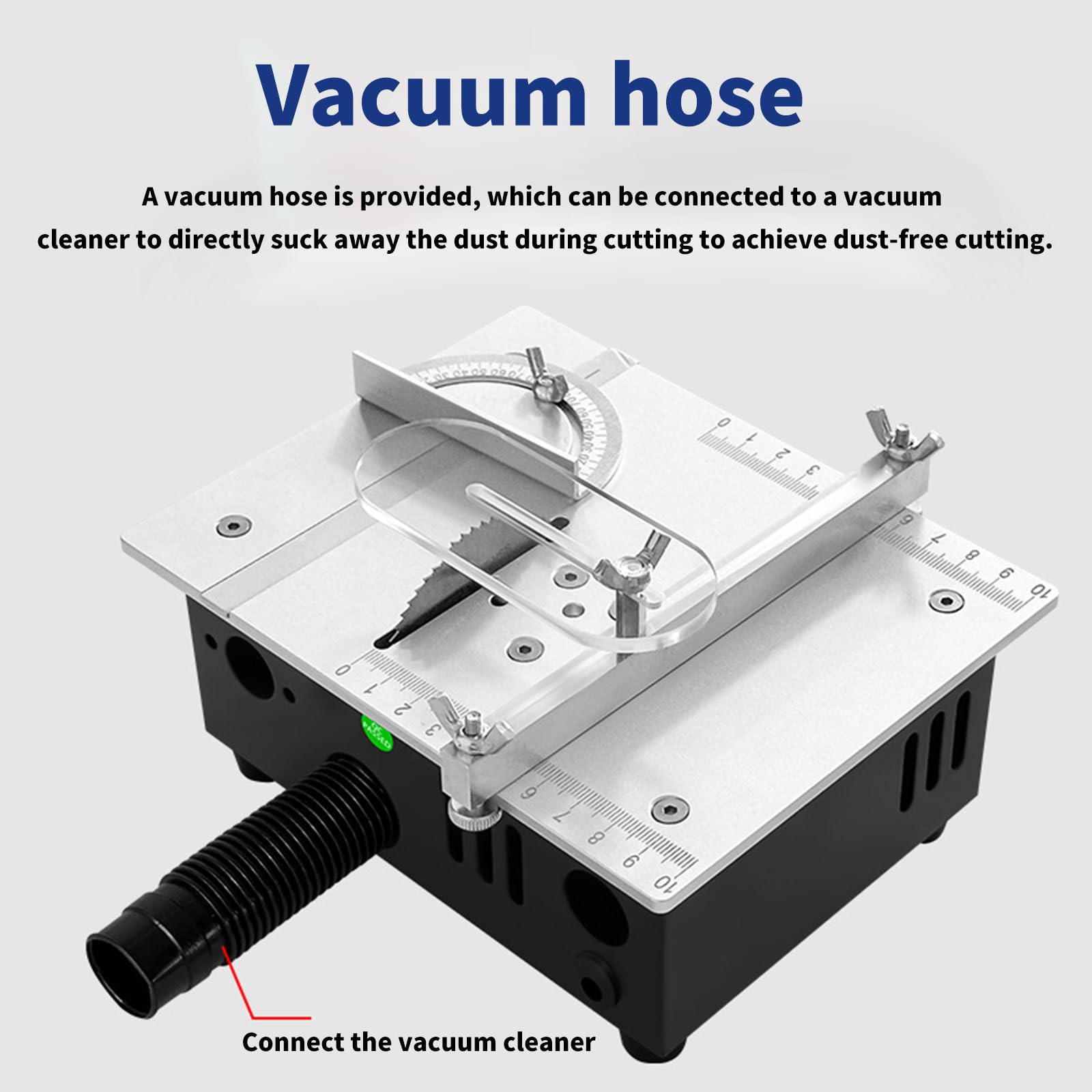 DEWIN Mini Table Saw for Crafts S3 Portable Precision Table Saw,96W mini Desktop Electric Saw 7 Speed Adjustable,DIY Model Crafts Cutting Tool for Wood Plastic Acrylic Cutting