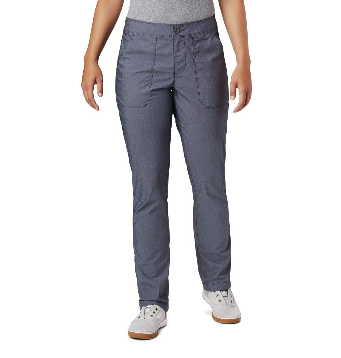 Columbia Women's Standard Longer Days Pant, Nocturnal Heather, 2 x Regular