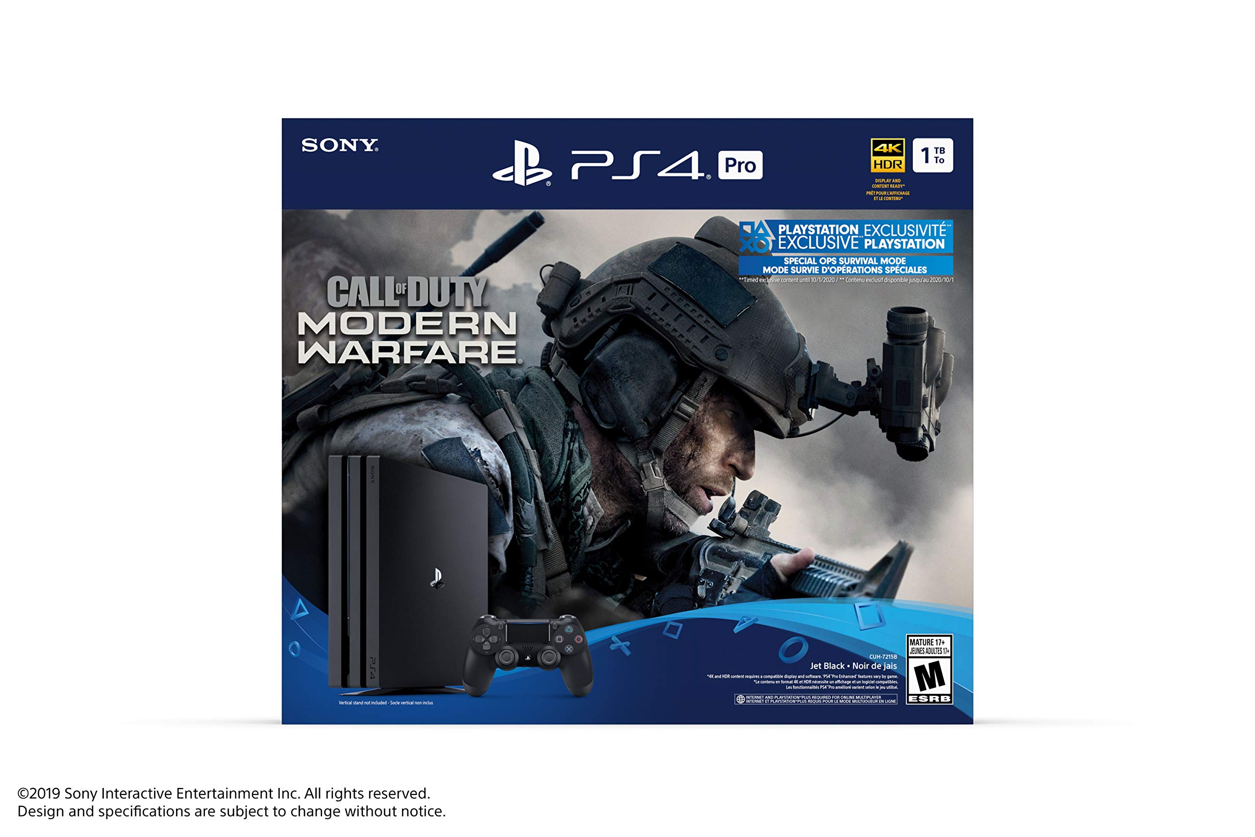 Sony PlayStation 4 Pro 1TB Console - Call of Duty: Modern Warfare Bundle - PlayStation 4