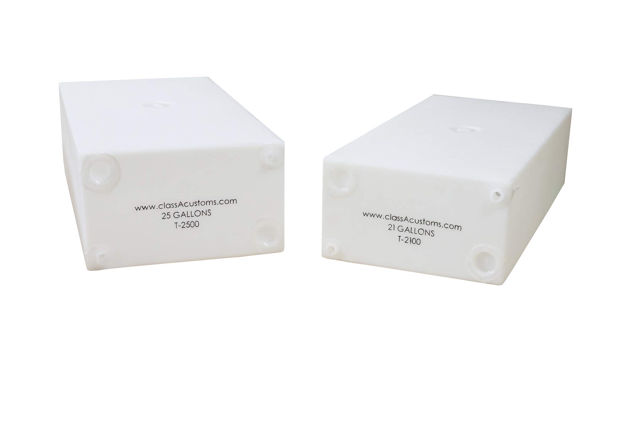 Class A Customs | RV Fresh and Gray Water Tank | Combo Pack (21 Gallon & 25 Gallon) | RV Water Holding Tanks