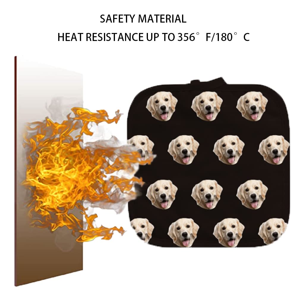 Customized Pot Holders are Heat-Resistant and Washable Decorative Kitchen Gifts, Suitable for Cooking and Baking, Patterns Can Be Customized