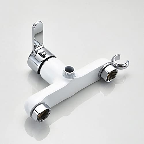 DFHBFG Bidets Faucet White Toilet Cleaner Set Shower Spray Bidet Sprayer Faucets Wall Mounted