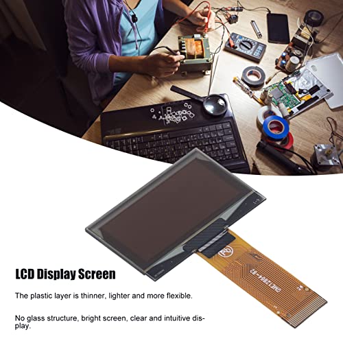Digital LCD Board Accessory, LCD Display Module Low Power Consumption Easy Installation for DIY(MRC128-3 Blue)