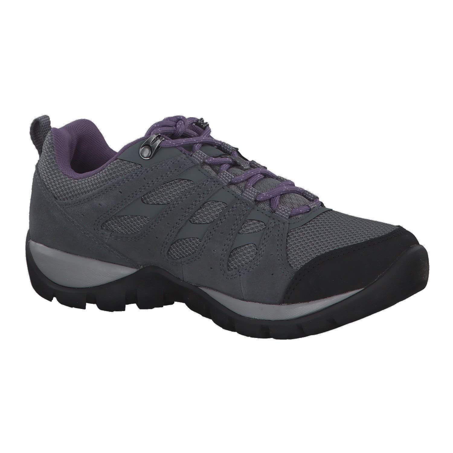 Columbia Women's Redmond V2 Waterproof, Ti Grey Steel/Plum Purple, 7.5