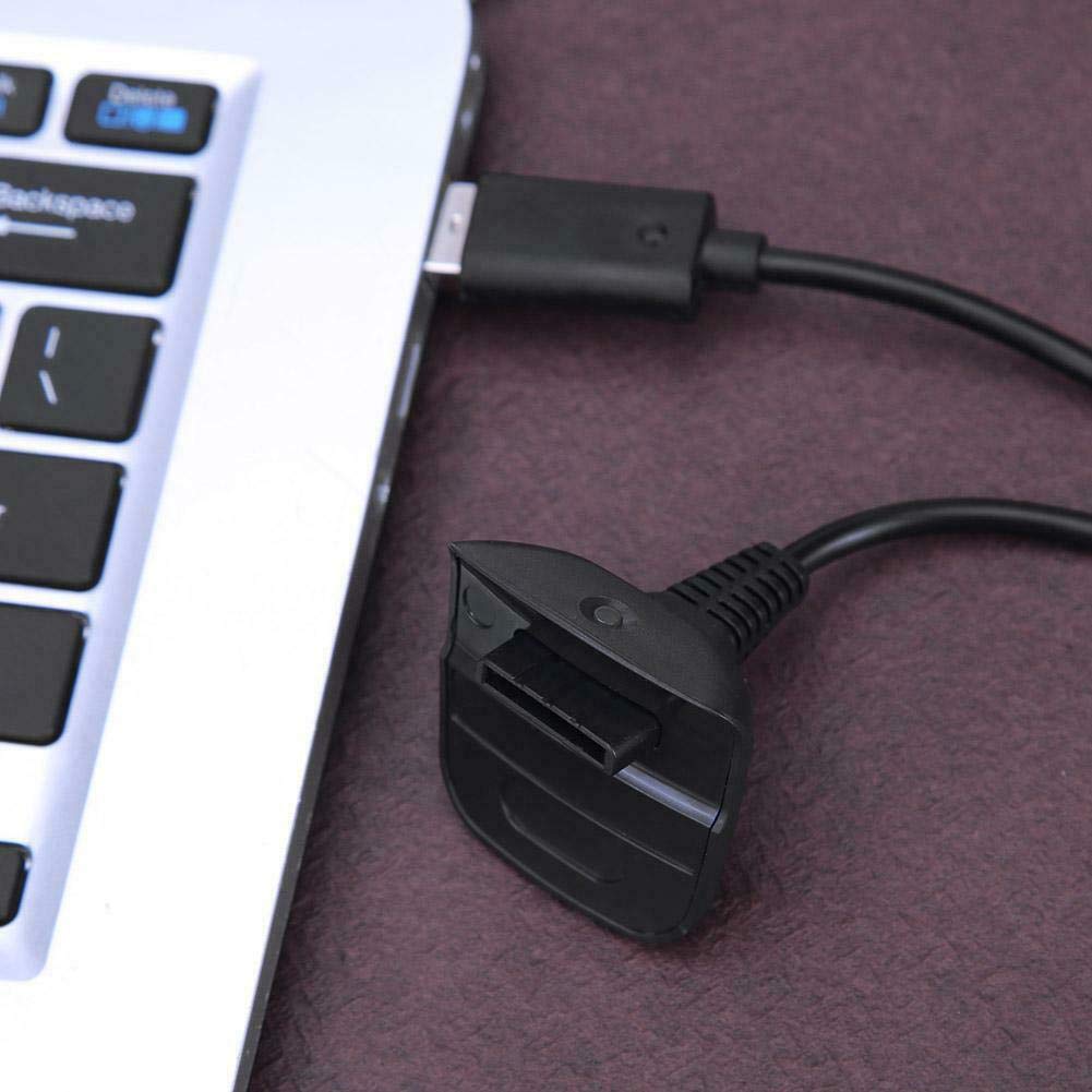 SOONHUA USB Charger USB Charging Cable Cord for Xbox 360 Wireless Game Controller