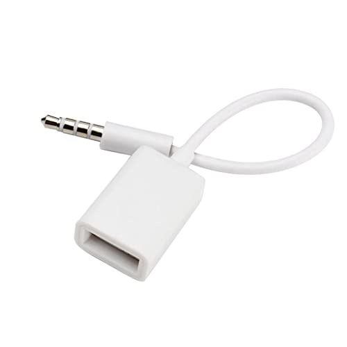 Ronyme 4X USB 2.0 Female to 3.5mm Male Stereo AUX Headphone Converter