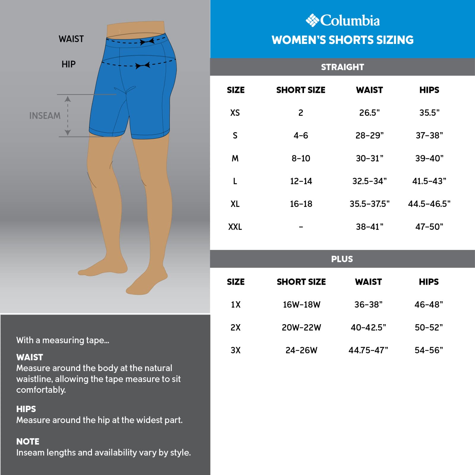 Columbia Women's Anytime Outdoor Long Short Shorts, black, 16x13