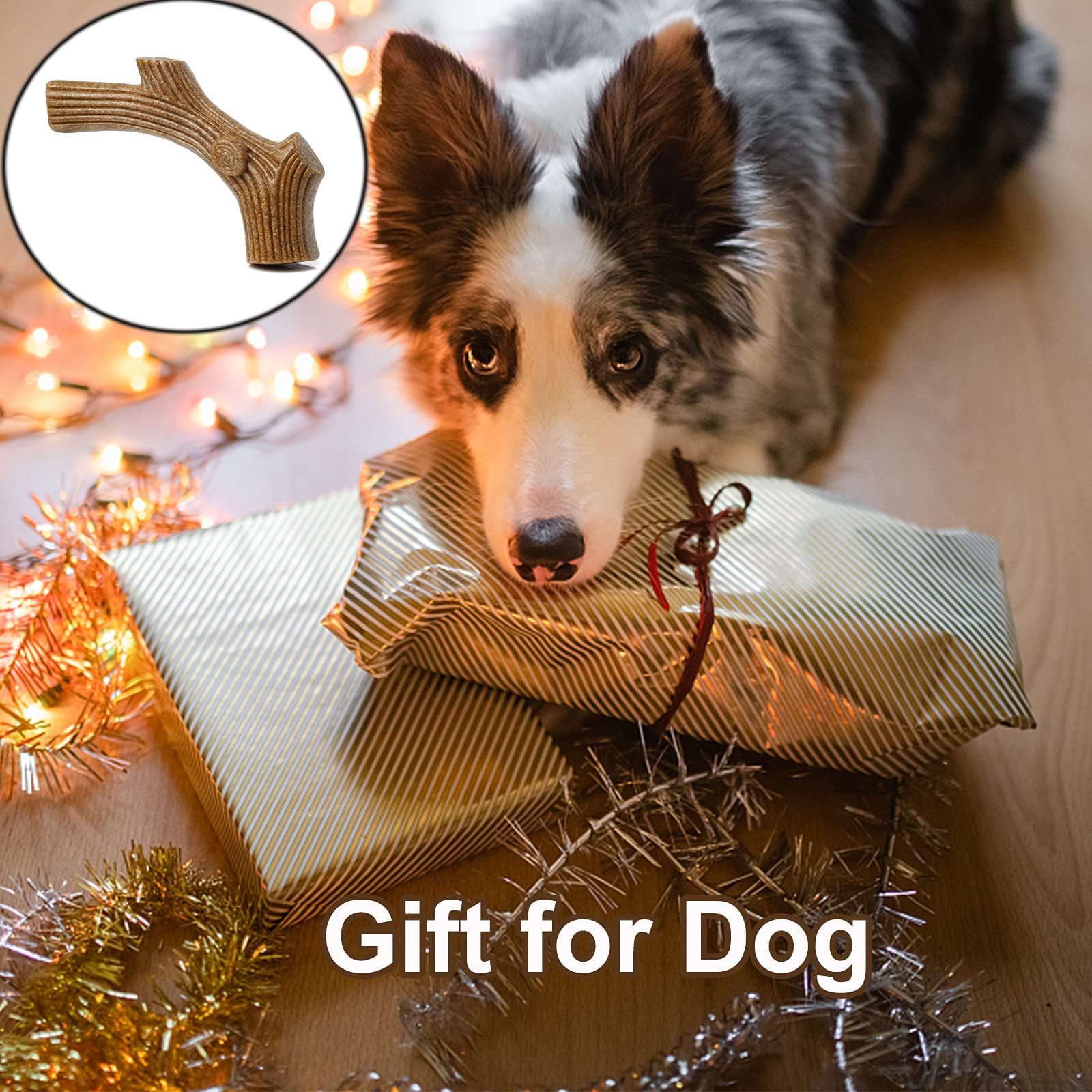 Deummiu Dog Toys for Aggressive Chewers,Indestructible Dog chew Toys for Medium Large Breed - Beef Flavor