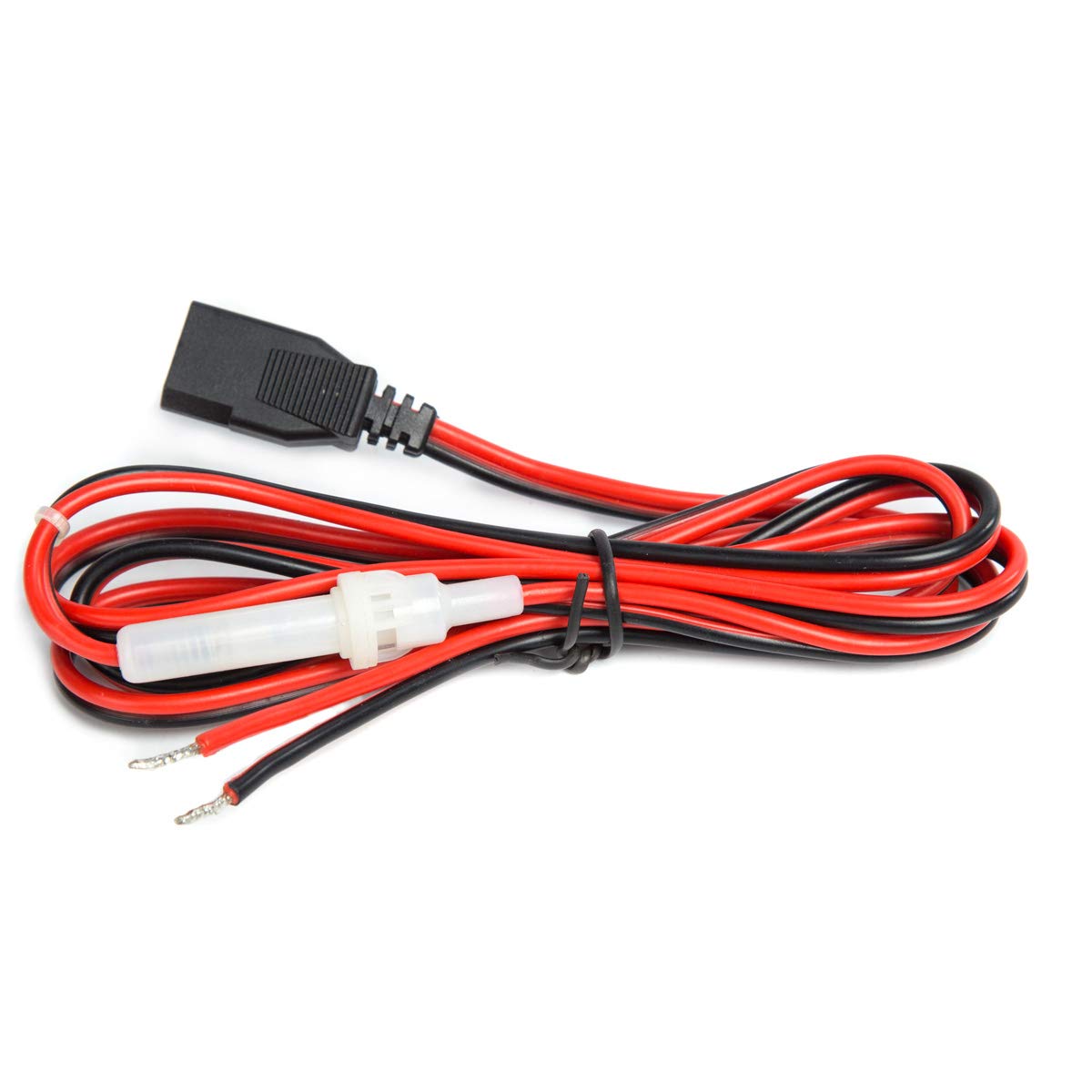 Cb Radio Power Cord/Cables 2-Wire 15A 3-Pin CB Power Cord with 12V Cigarette Lighter Plug for Cb Radio (2 Pack)