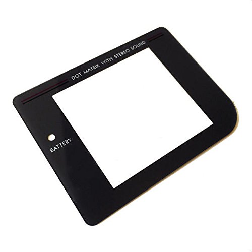Scratch Resistant Glass Screen Lens for Nintendo Game Boy Classic/Original DMG-01 Replacement Screen Protector (Dark Grey)