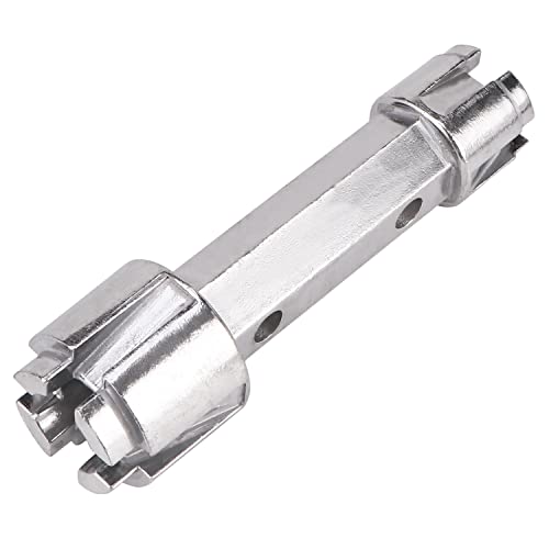 Houstawax 2 IN 1 Tub Drain Remover Wrench Aluminum Dumbell Wrench Tub Drain Tool Kitchen Sink Baskets Wrench Bathtub Drains Wrench Heavy Duty