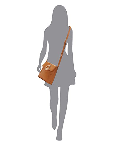 Vince Camuto Livy Large Crossbody, Rusty Orange