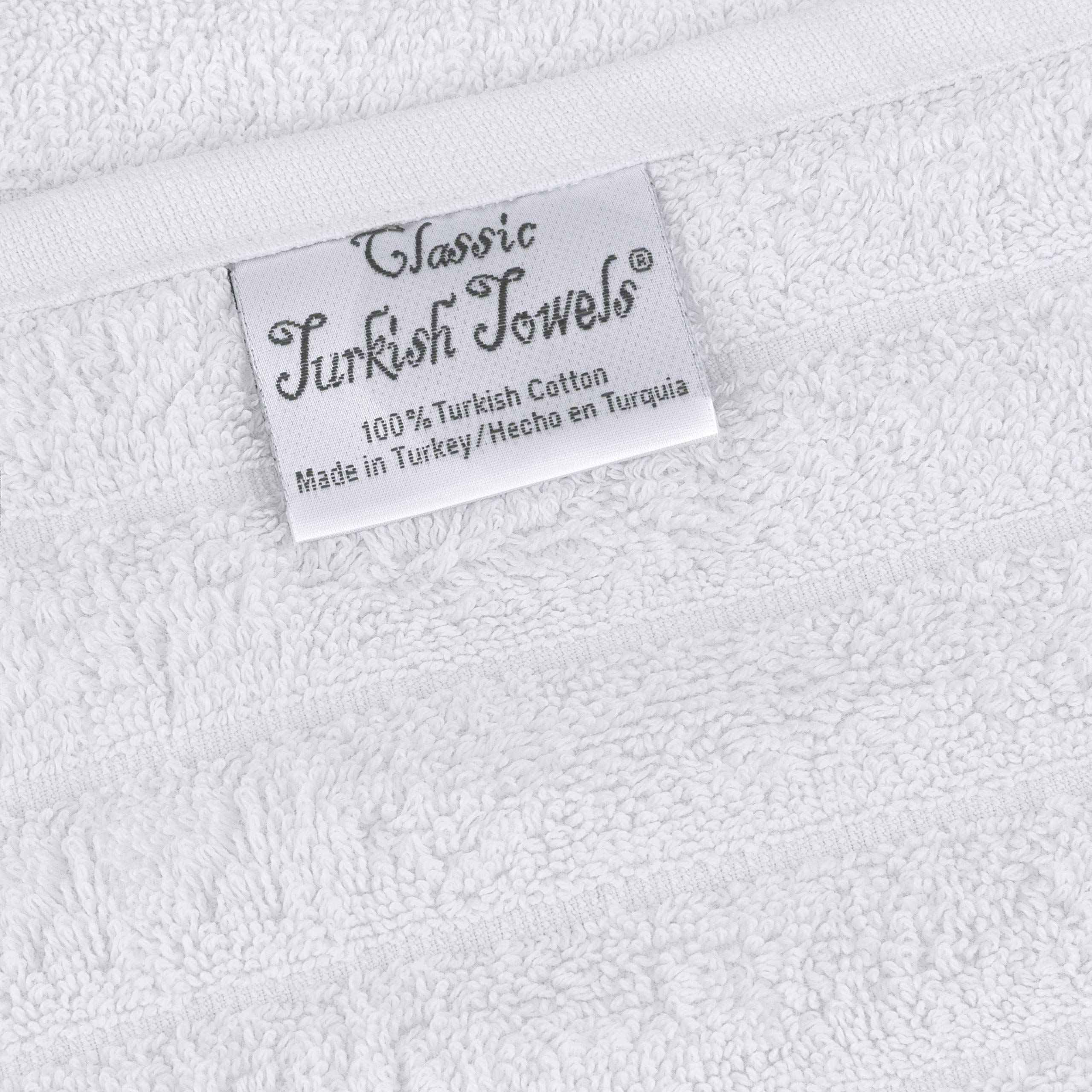 Classic Turkish Towels CTT Bath Sheets - Made with 100% Turkish Cotton, Absorbent & Ultra Comfy Sheets for Hotels & Spa, Set of 3 | 40"x65" (White)