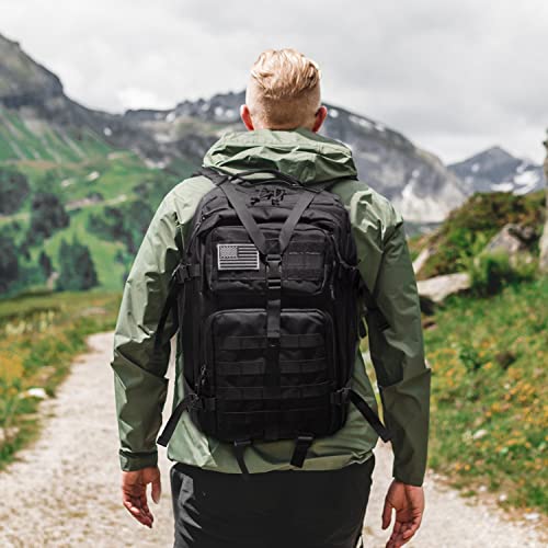 G4Free 50L Tactical Backpack 3 Day Assault Pack Outdoor Bug Out Bag Military Style for Trekking Camping Fishing Hiking