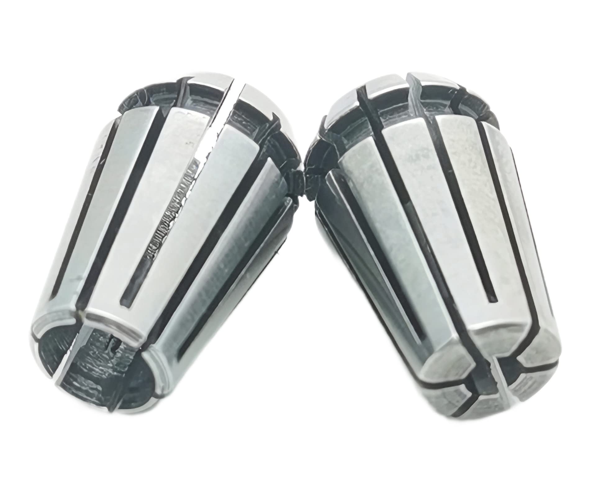 F.L.S Er11 Spring Collet Set, 1/8" and 1/4" ER11 Collet Chuck for CNC Engraving Machine & Milling Lathe Tool