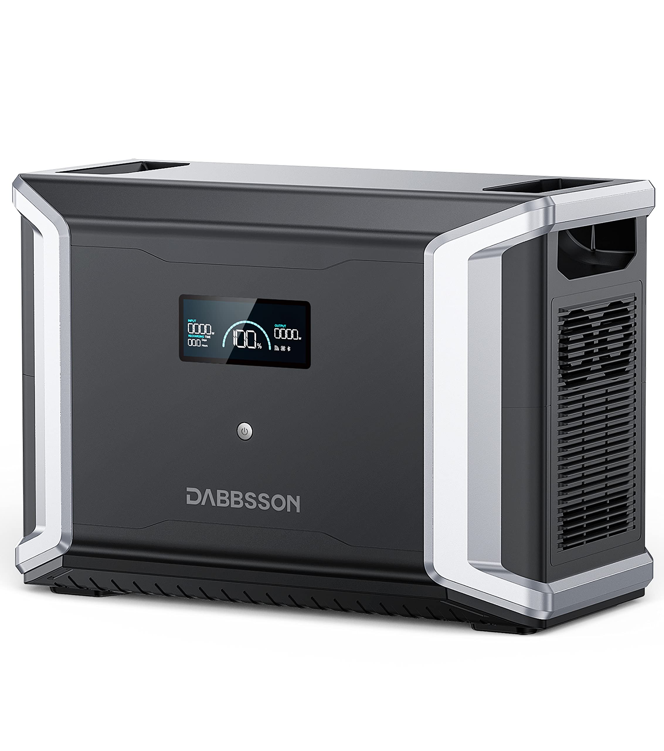 Dabbsson Extra Battery DBS3000B, 3000Wh External EV LiFePO4 Battery Compatible with DBS2300, Portable Extra Battery for RV, Outdoor Camping, Home Use, Emergency