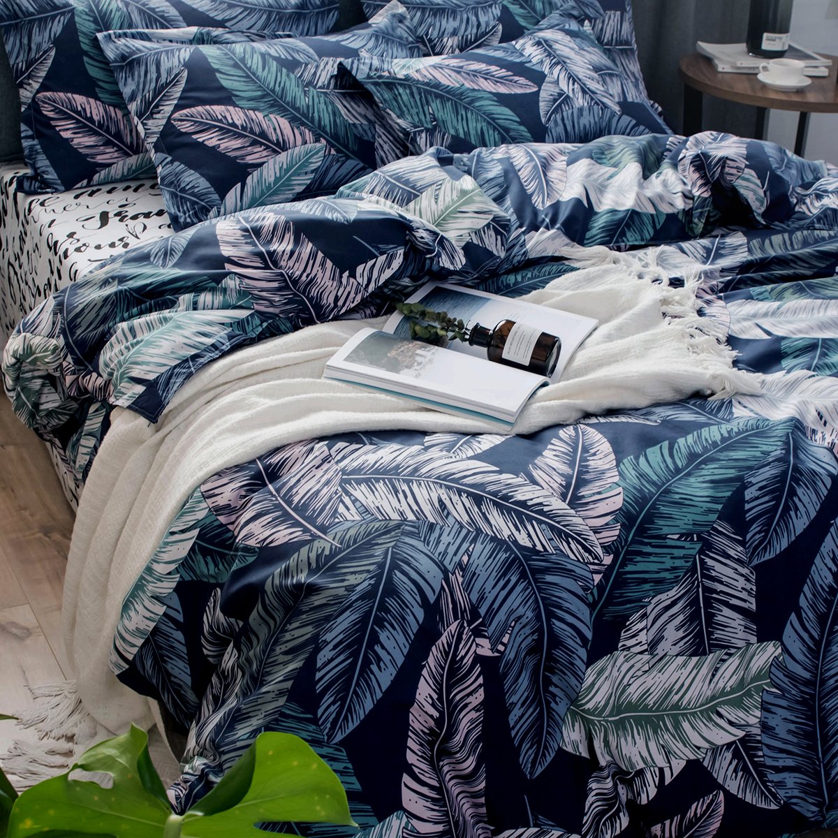 GOOFUN Bedding Duvet Cover Set Comforter Covers with Pillow Shams Duvets - King, D36K