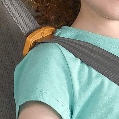 Chicco GoFit Backless Booster Car Seat without LATCH Attachment, Travel Booster Seat for Car, Portable Car Booster Seat for children 40-110 lbs., Raindrop / Blue