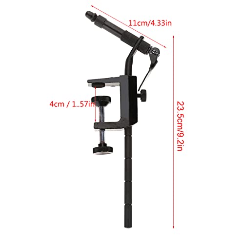 Dilwe Fly Lure Tool,Portable Iron Fishing Fly Lure DIY Tool with Clamp Tackle DIY Fishing Accessory