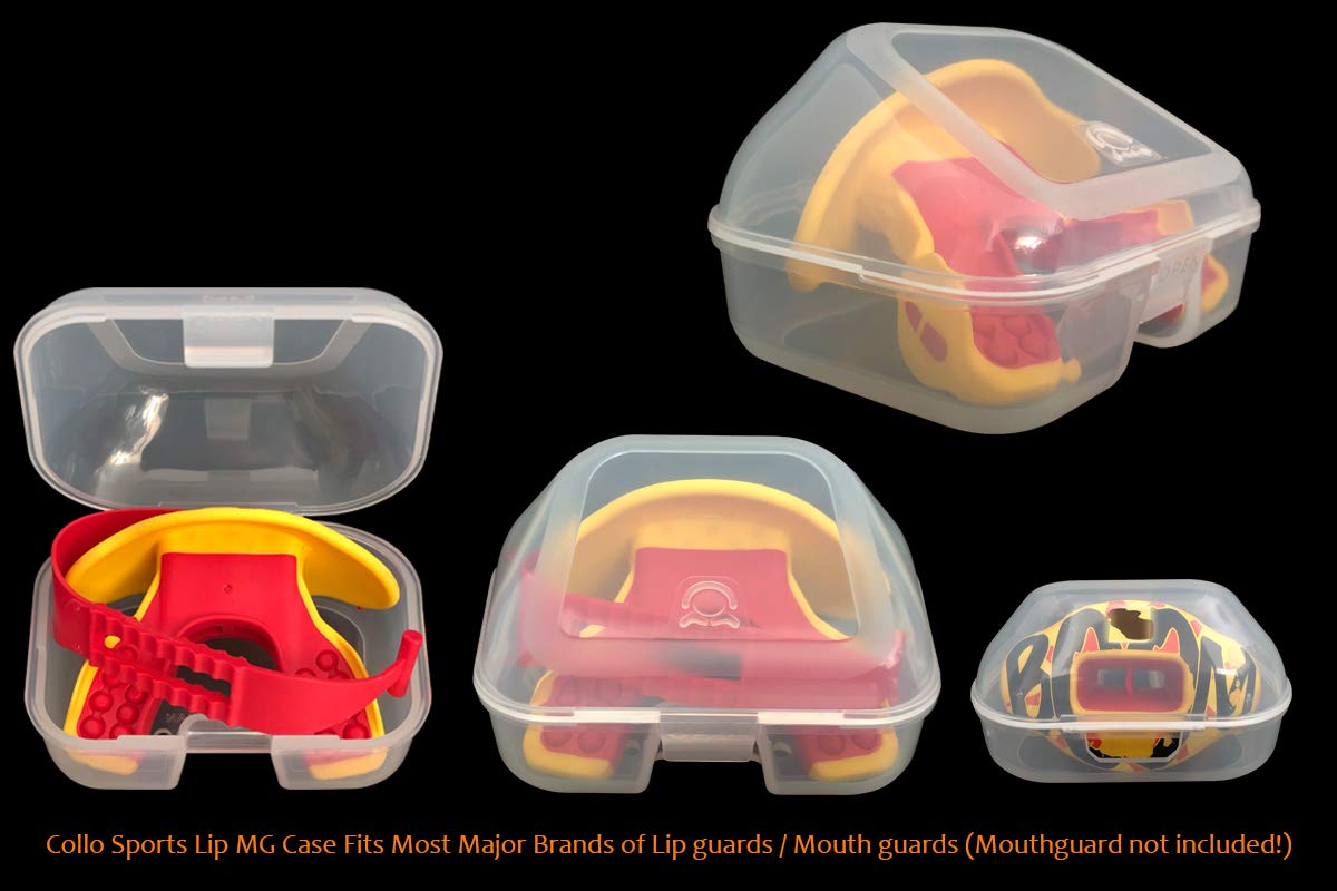 COOLLO SPORTS Mouth Guard Case Lip Guard Mouthpiece Case for Most Brand Mouthguard (Lip Guard Case/1pc)