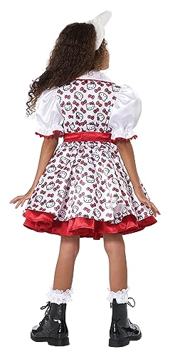 California Costumes Hello Kitty Classic Party Dress, Child Small, White/Red