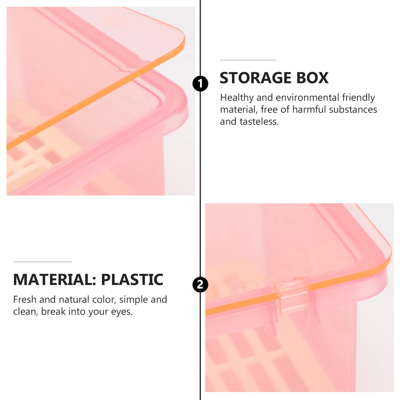 DOITOOL Flatware Tray with Lid and Drainer, Tableware Utensil and Cutlery Drawer Organizer with Lid Covered Silverware Tray to Keeps Your Cutlery Organized and Protected (Pink)