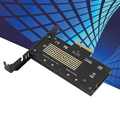 Expansion Card, SSD Converter Adapter Stable and Durable M.2 for NVME SSD Converter Operation with Fan for Solid State Drive Transfer