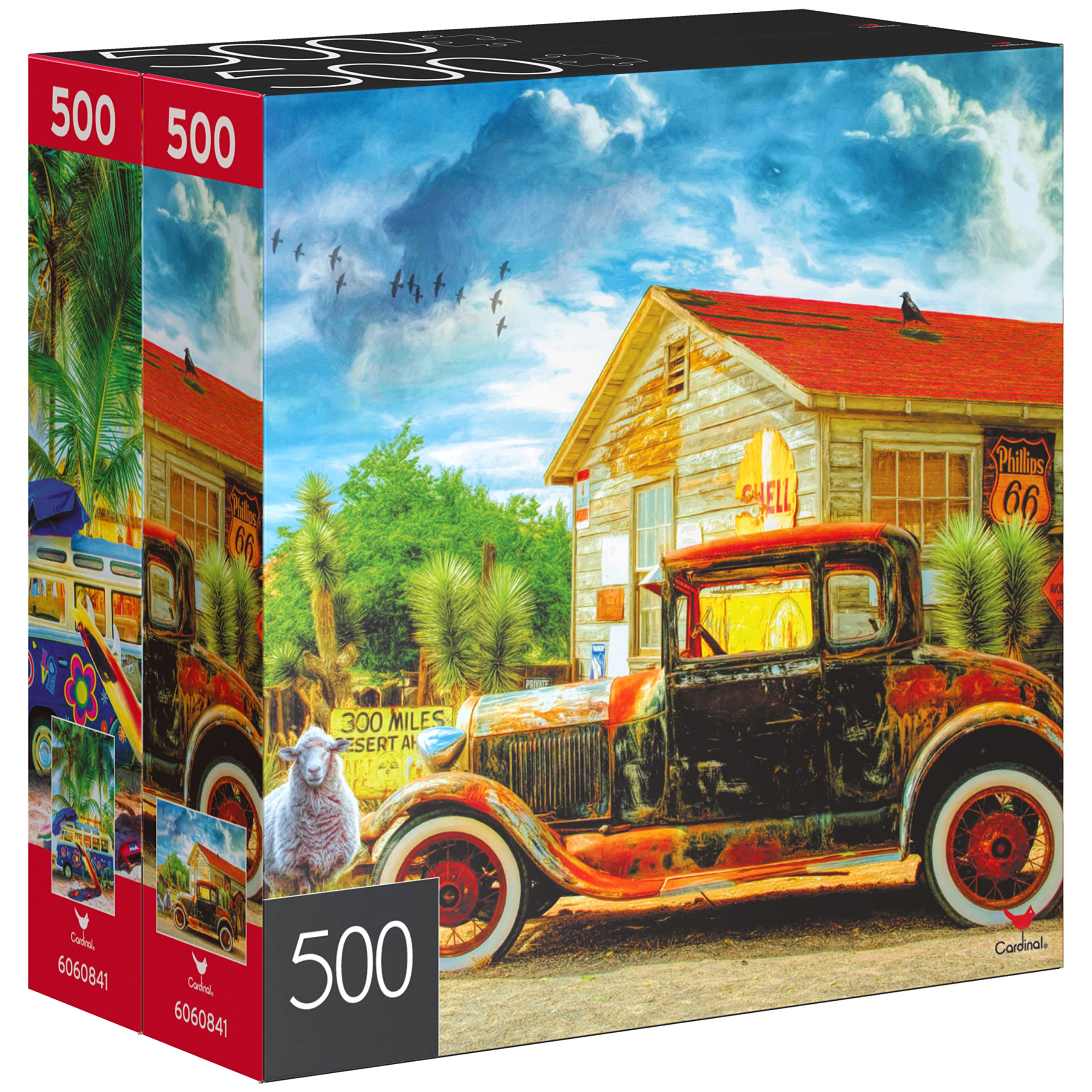 Spin Master Games 2-Pack of 500-Piece Jigsaw Puzzles, Bibliodame 1 and 2 | Puzzles for Adults and Kids Ages 8+