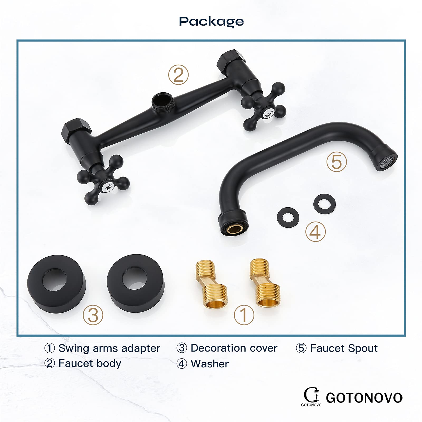 Oil Rubbed Bronze 8’’ Shower Faucet 2 Lever Handle Bathtub Spout 3 Function Bathroom Wall Mount Kitchen Faucet 8’’ Center 9’’ Spout Reach 2 Cross Handle Victorian Kitchen Sink Faucets