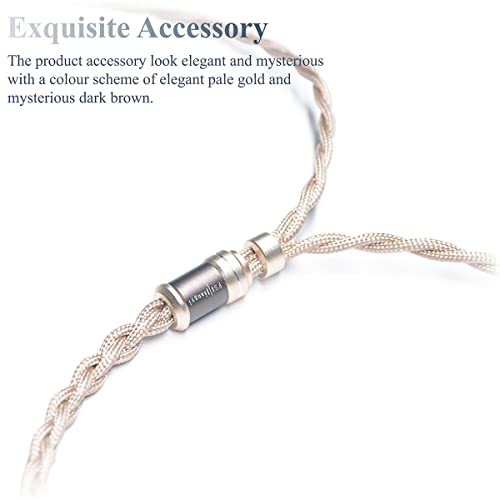 FSIjiangyi HD800 Cable HD800s Balanced Cable HD820 Cable 6N Single Crystal Copper Braid Headphones Cable for Sennheiser HD800s Cable HD820 HD800 Replacement Cable (4.4mm Plug)