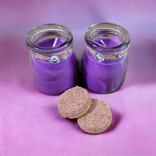 Candle for Saint Lazarus Set of 2 (Vela para San Lazaro set de 2).