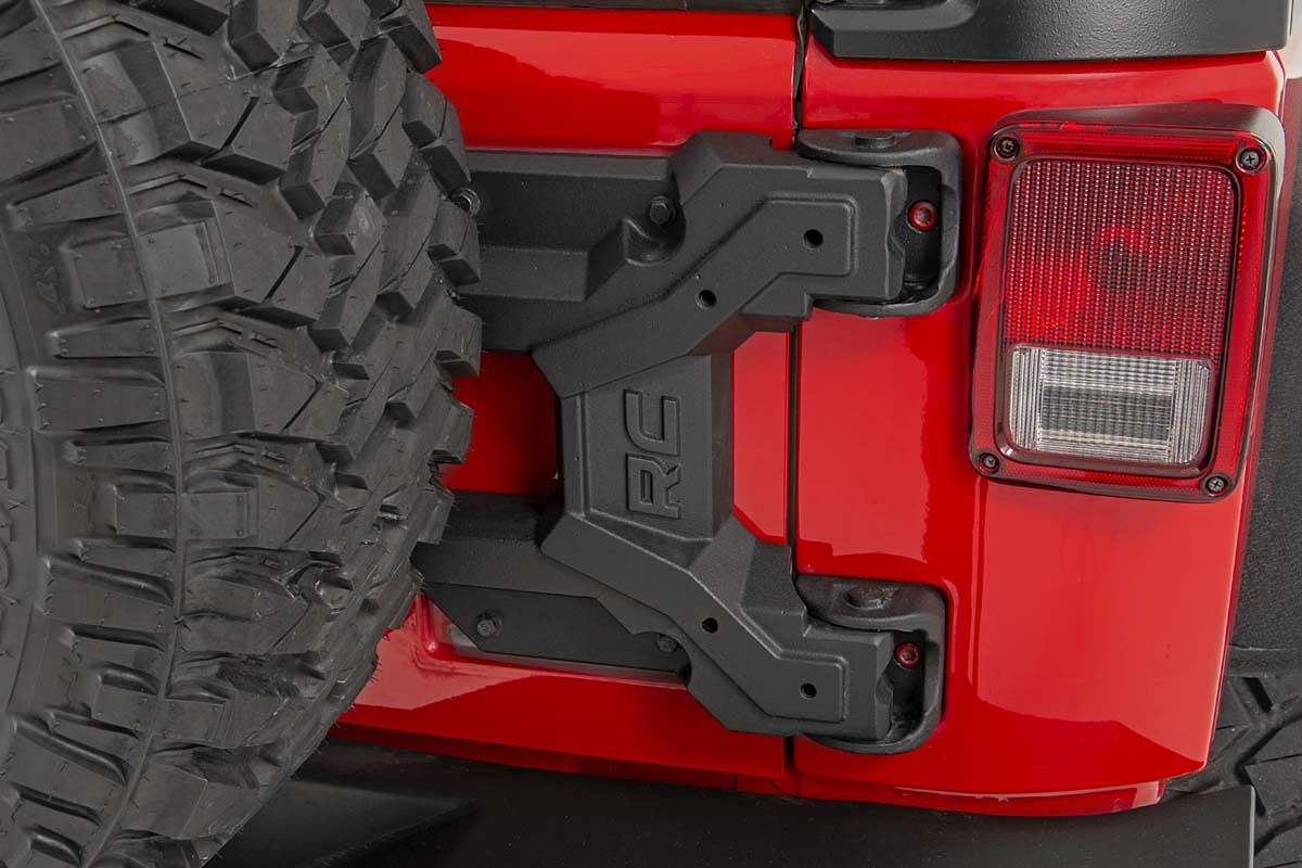 Rough Country HD Tire Carrier Kit for 2007-2018 Jeep Wrangler JK - 10523