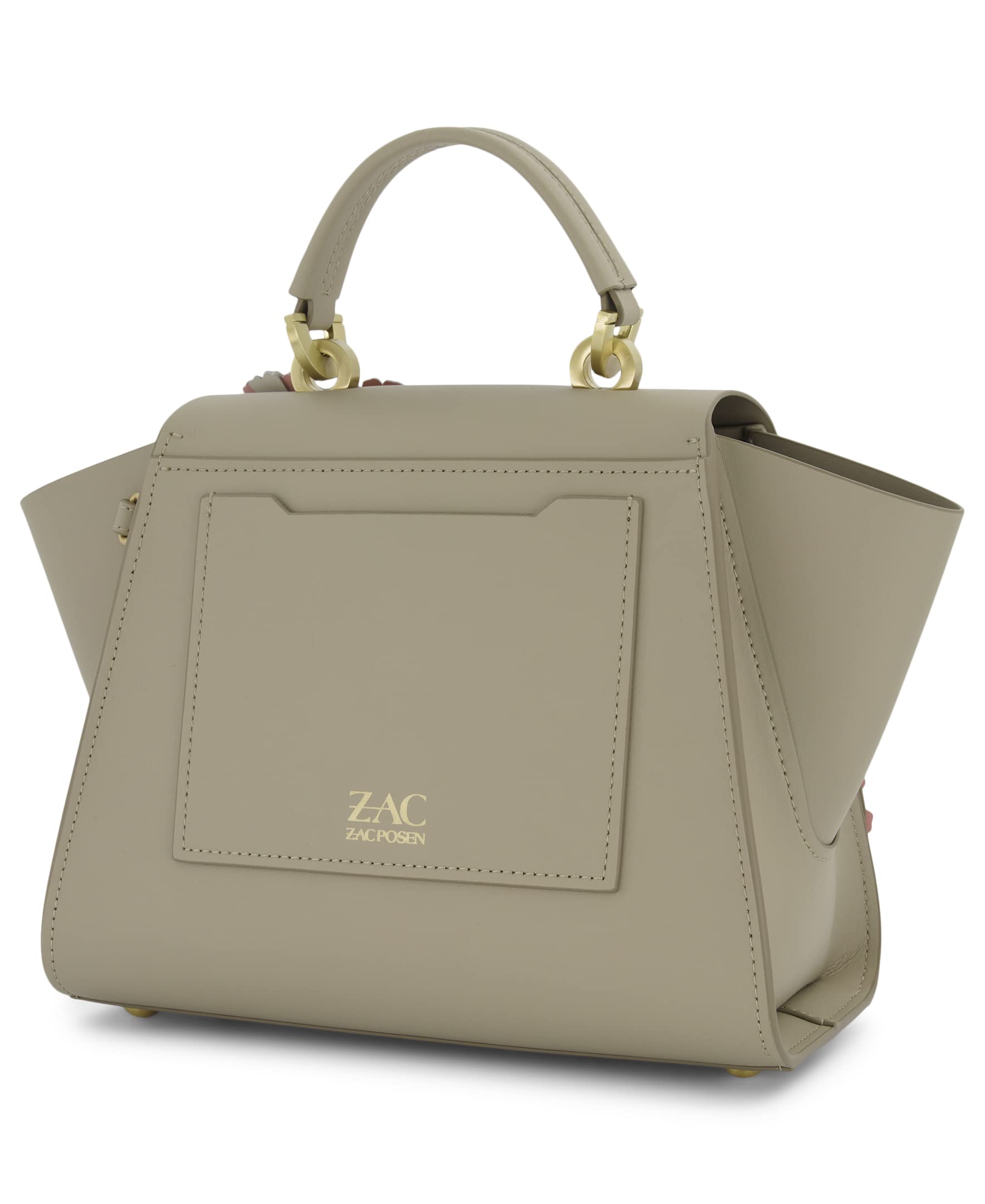 ZAC Zac Posen Eartha Medium Soft Top Handle, Smoke Ember