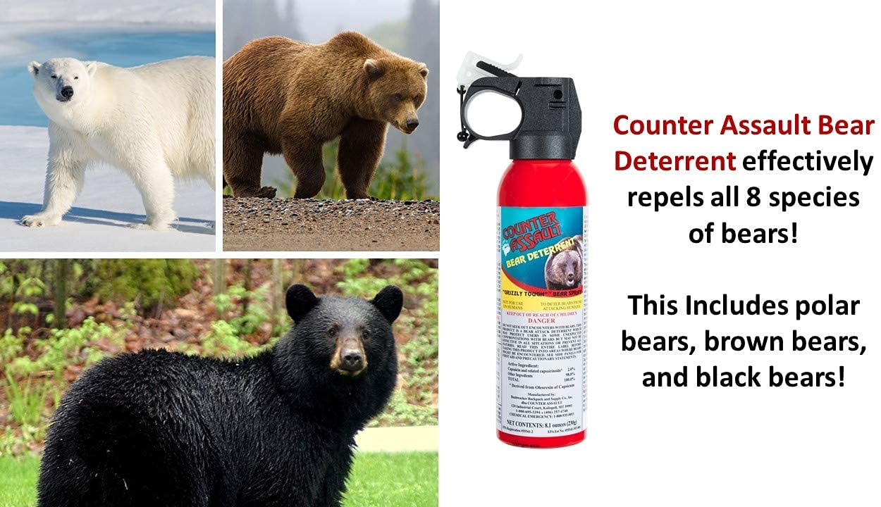 Counter Assault Bear Spray, 8.1 oz (Pack of 2)