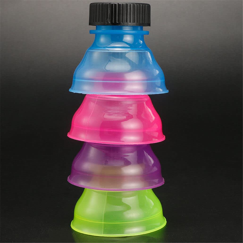 Generic 6Pcs Soda Saver Pop Beer Beverage Can Cap Flip Bottle Top Lid Protector Snap On Keep Clean Stopper Cover Good service Practical