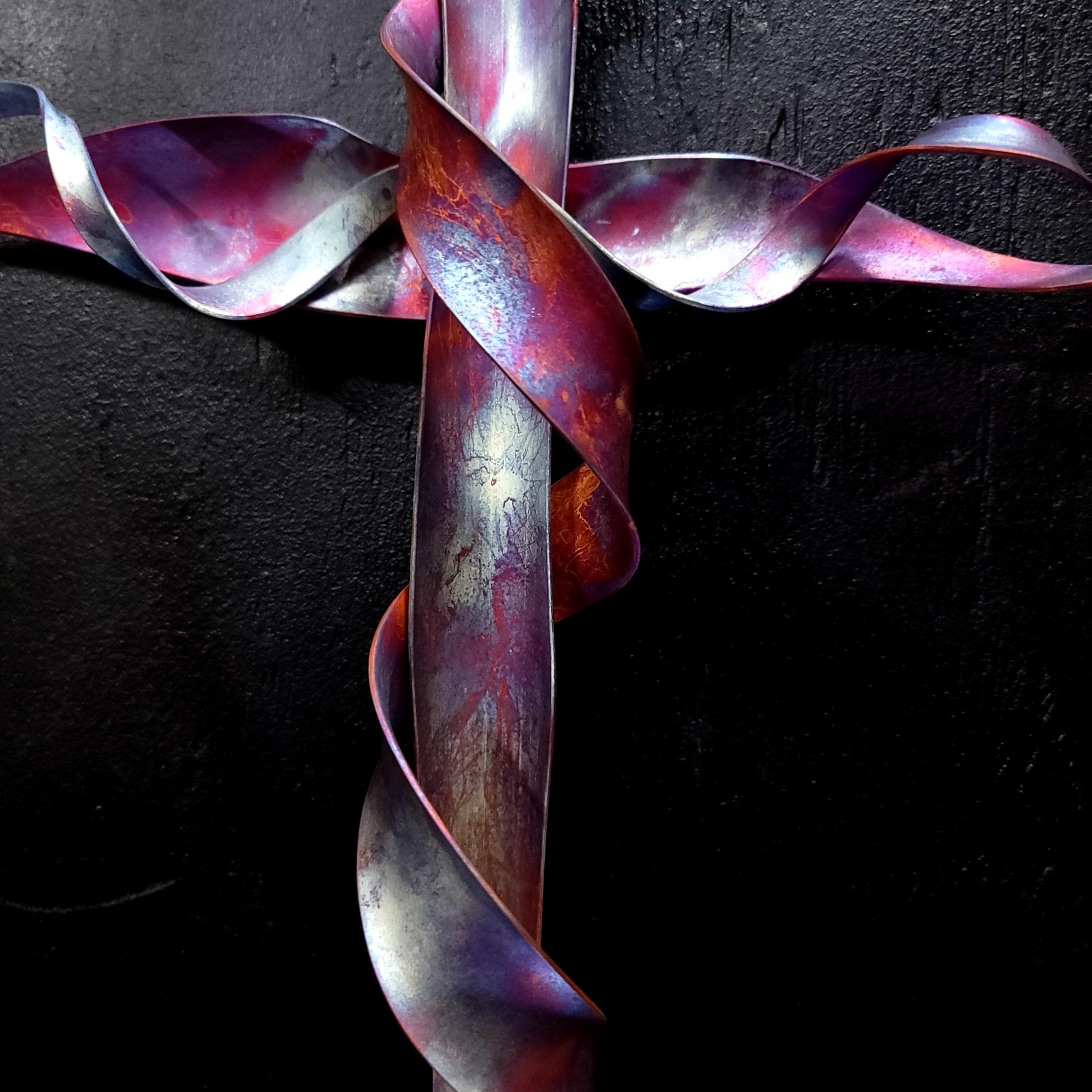 Copper Cross #2062 Metal Wall Art Steampunk Industrial Wedding Housewarming Birthday Easter Father's Mother's Day Anniversary Christmas