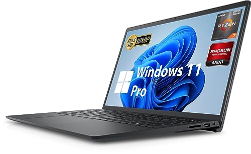 Dell 2023 Inspiron 15 Business Laptop, 15.6 FHD 120Hz Display, AMD 8-core Ryzen 7 5825U Processor (Beats Intel i7-1255U), 32GB DDR4, 2TB PCIe SSD, USB C, Webcam, WiFi & Bluetooth, Windows 11 Pro